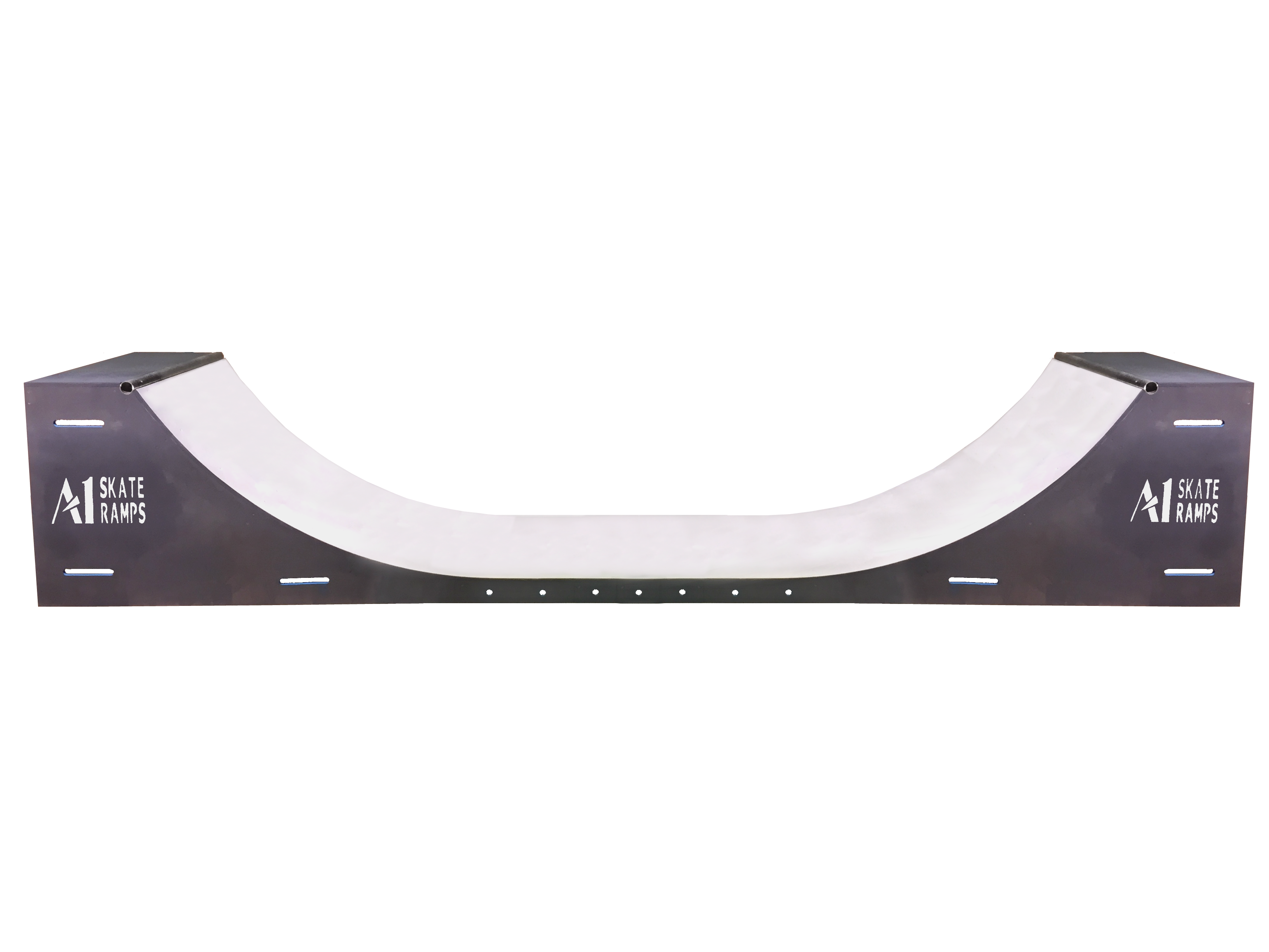 3ft High x 4ft Wide Half pipe | A1 Skate Ramps